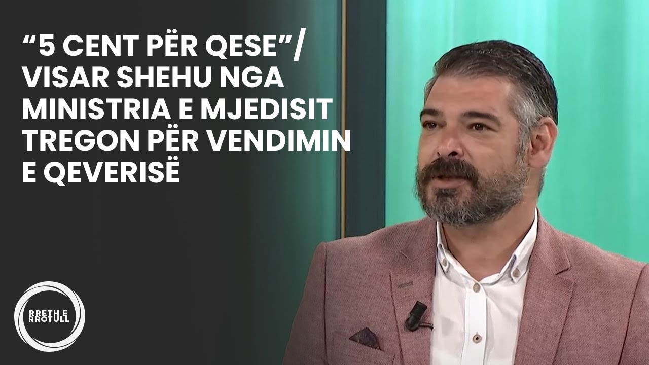 “5 cent për qese”/ Visar Shehu nga Ministria e Mjedisit tregon për ...