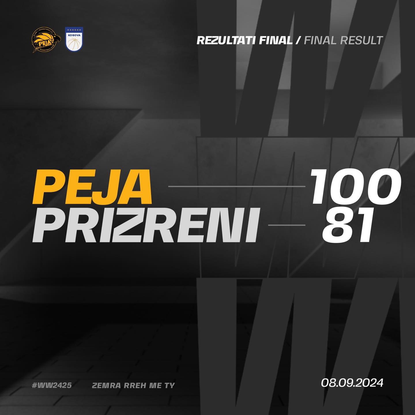 Peja kalon në gjysëmfinalen e Superkupës - Dukagjini