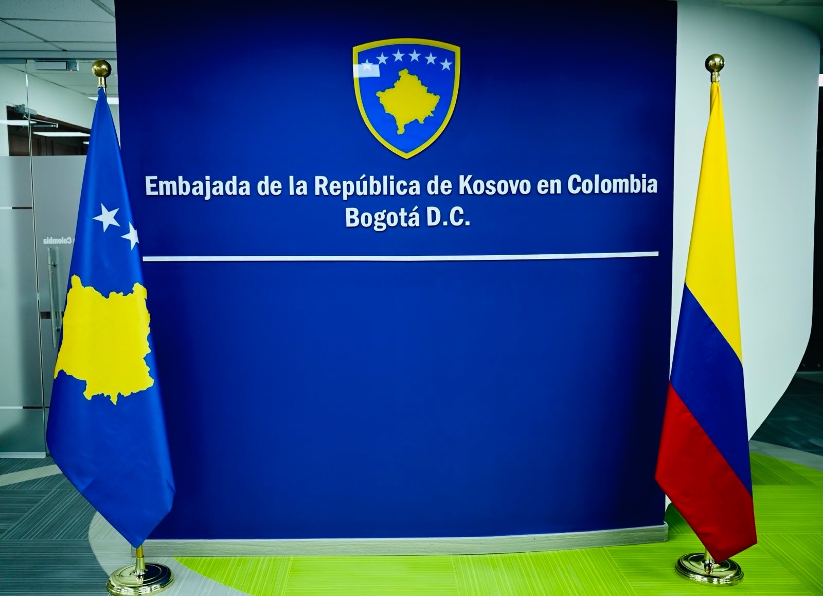 Hapja e Ambasadës së Kosovës në Kolumbi, Gërvalla: Rezultat historik ... Hapja e Ambasadës së Kosovës në Kolumbi, Gërvalla: Rezultat historik ...