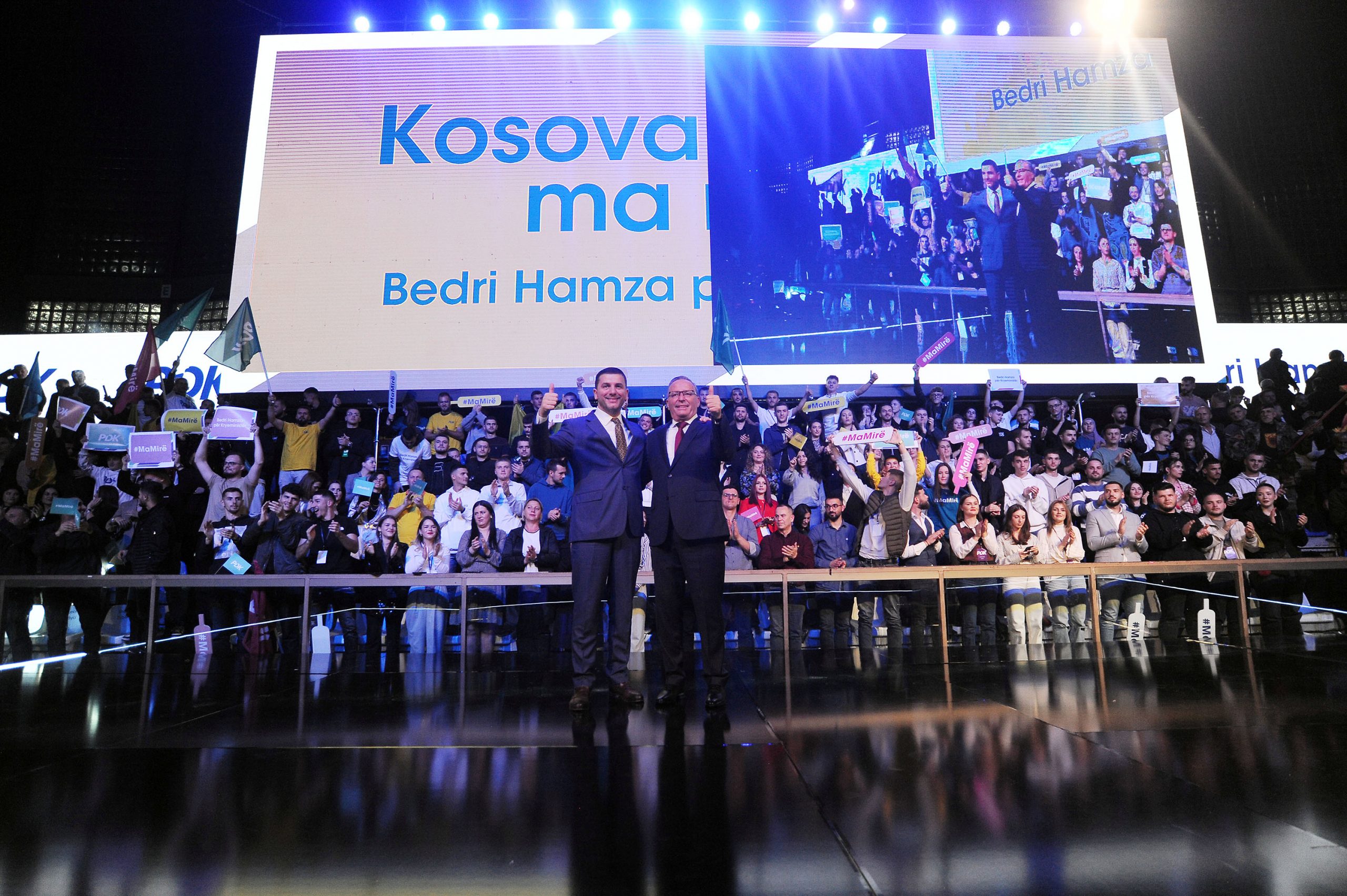 PDK shpalos sloganin dhe programin qeverisës: Kosova mundet ma mirë ...