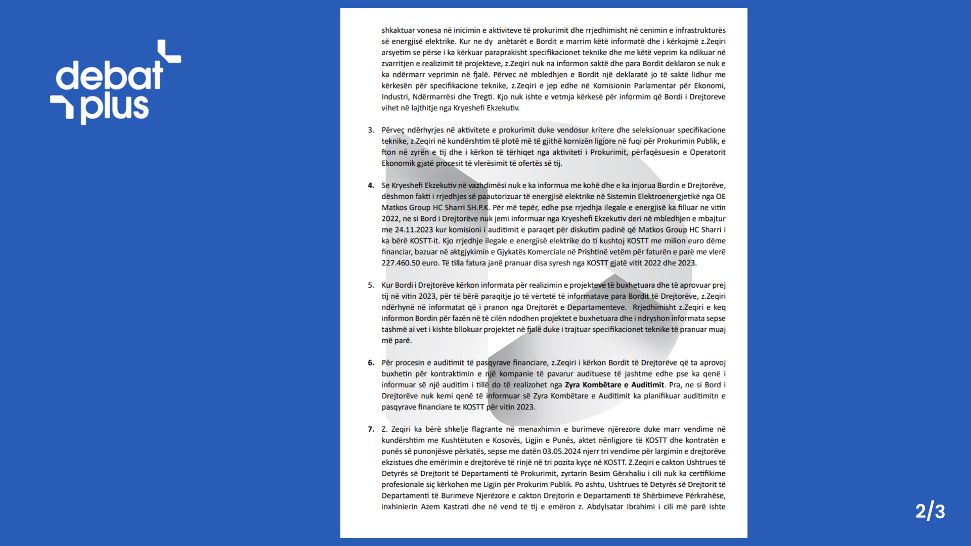 Shkarkimi i Evetar Zeqirit: Ermal Panduri i shpalos dokumentet që u ...